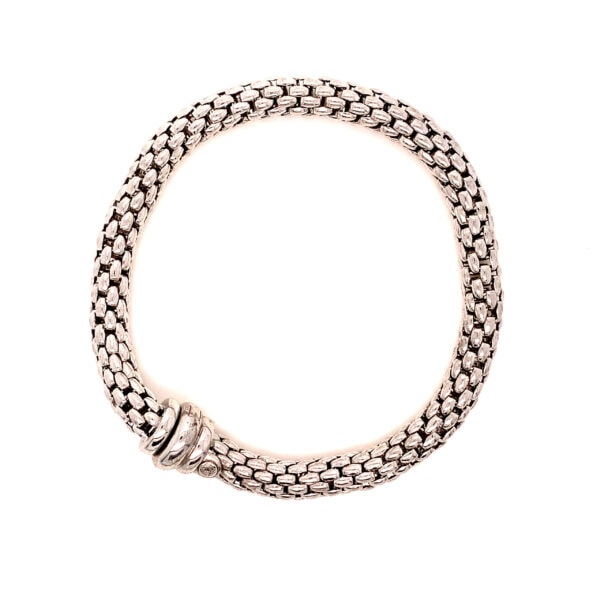 Sterling Silver chunky snake bracelet - Gabriella Jewellery